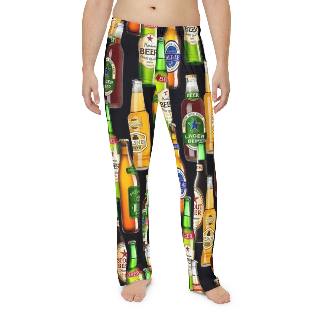 Men's Pajama Pants Beer Lover Beer Themed Pajama Bottoms - Etsy