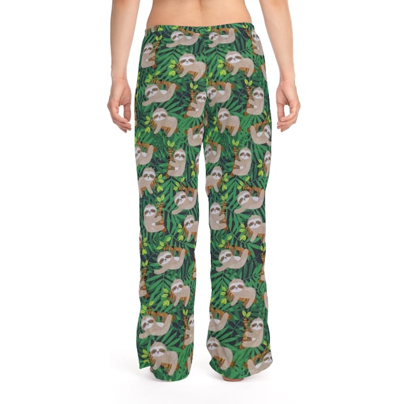 Ladies Pajama Pants Sloths, Sloth Lovers Pjs, Ladies Novelty Pj Bottoms ...