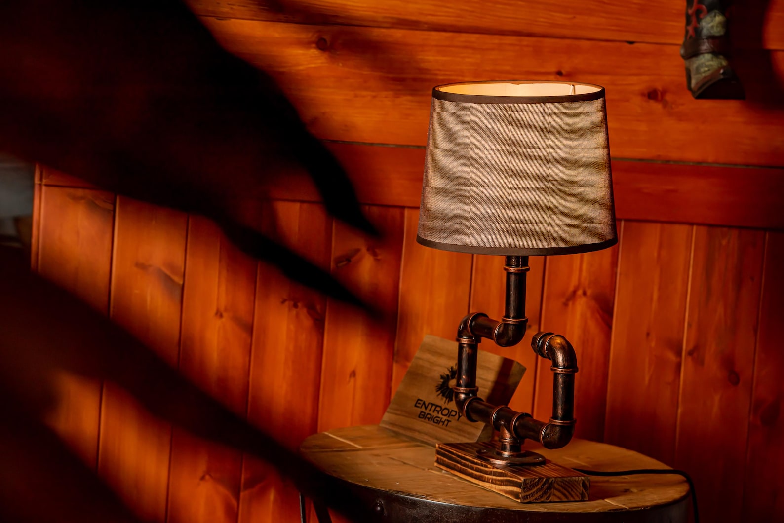 Whisper Steampunk Lamp Vintage Handmade Adjustable Pipe With Reclaimed ...