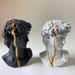 Statue of David White Gray Gold Resin Figurine Statue Classy ...