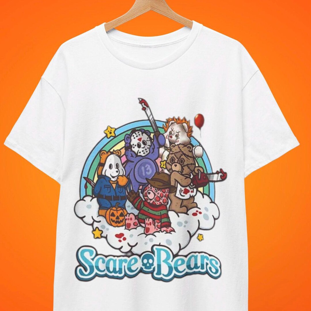 Halloween Scare Bears Funny Care Bears Humor Pumpkin Unisex T-shirt - Etsy