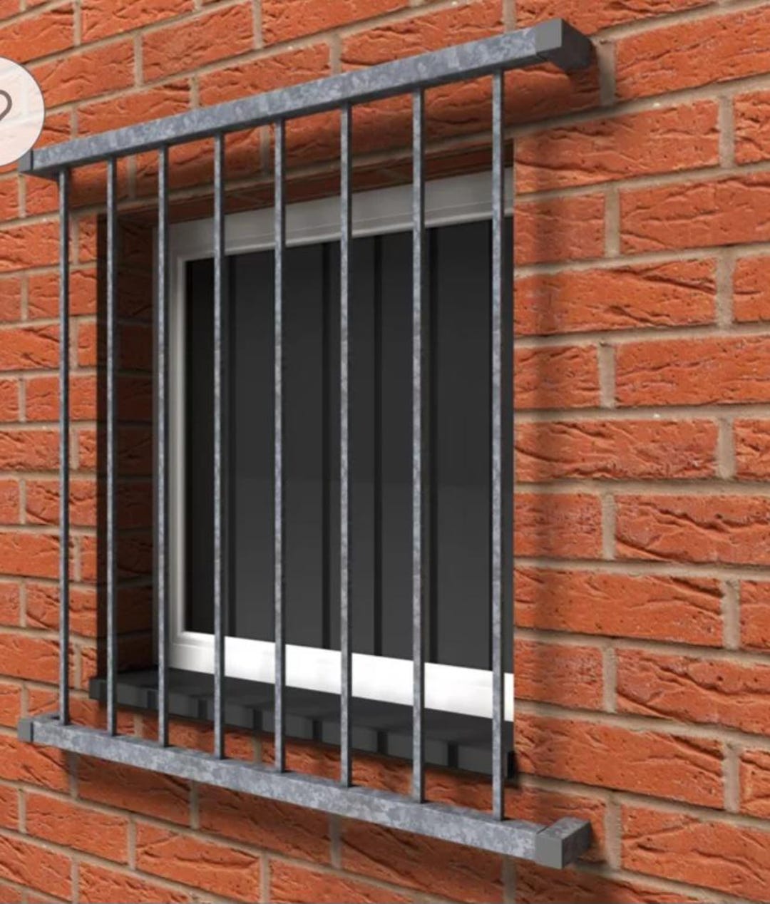 Fenstergitter, Gitter, Metall, verzinkt, Sicherheit, Einbruch ...