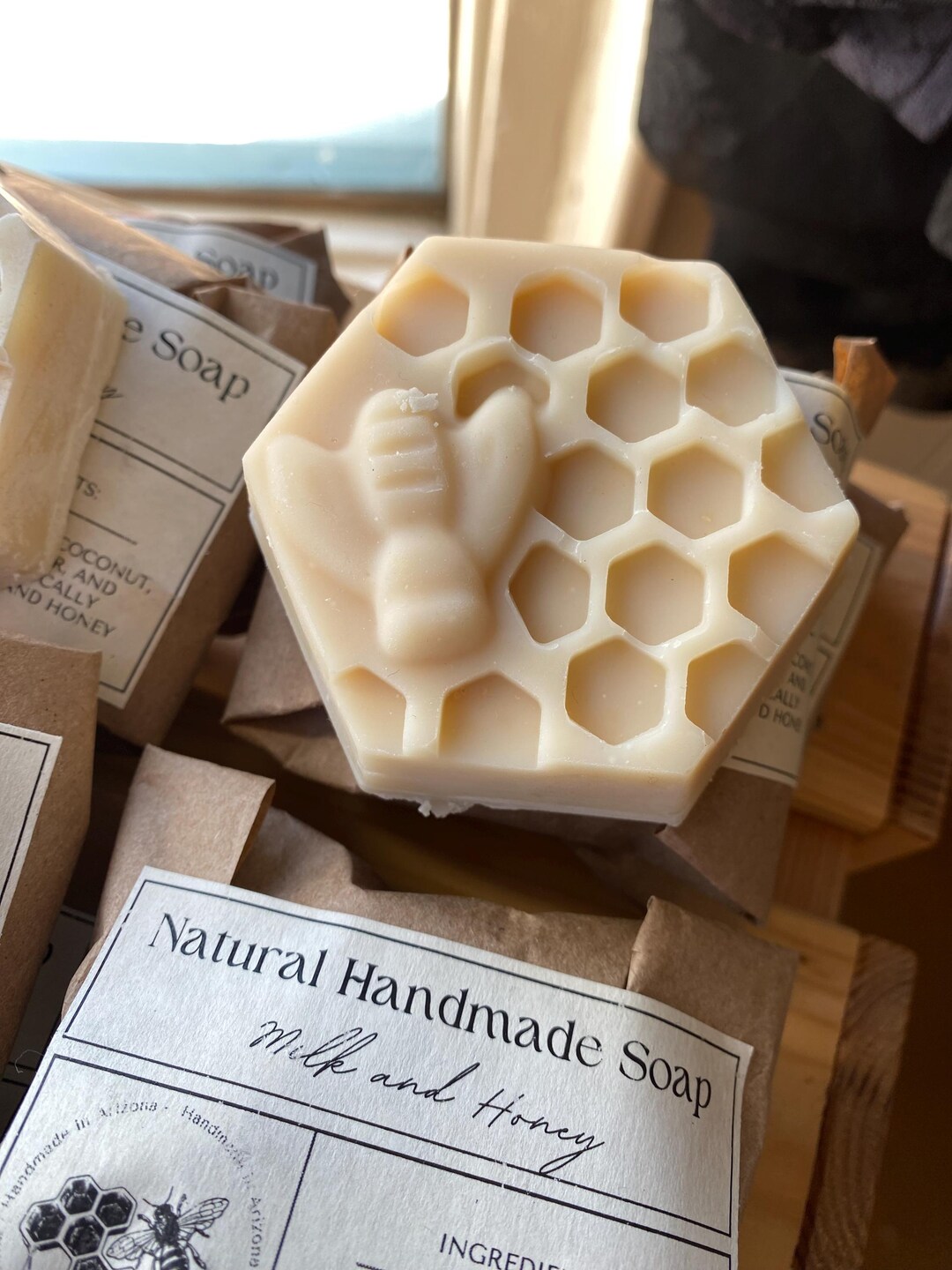 Arizona Milk and Honey Hand Poured Soap - Fragrance Free - Etsy