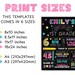 Chalkboard Back to School Sign Canva Template, Editable First Day of ...