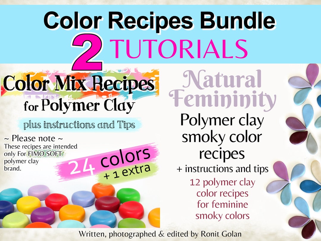 Bundle Set for 2 Color Recipes Tutorial Ebooks, Total of 36 Color ...
