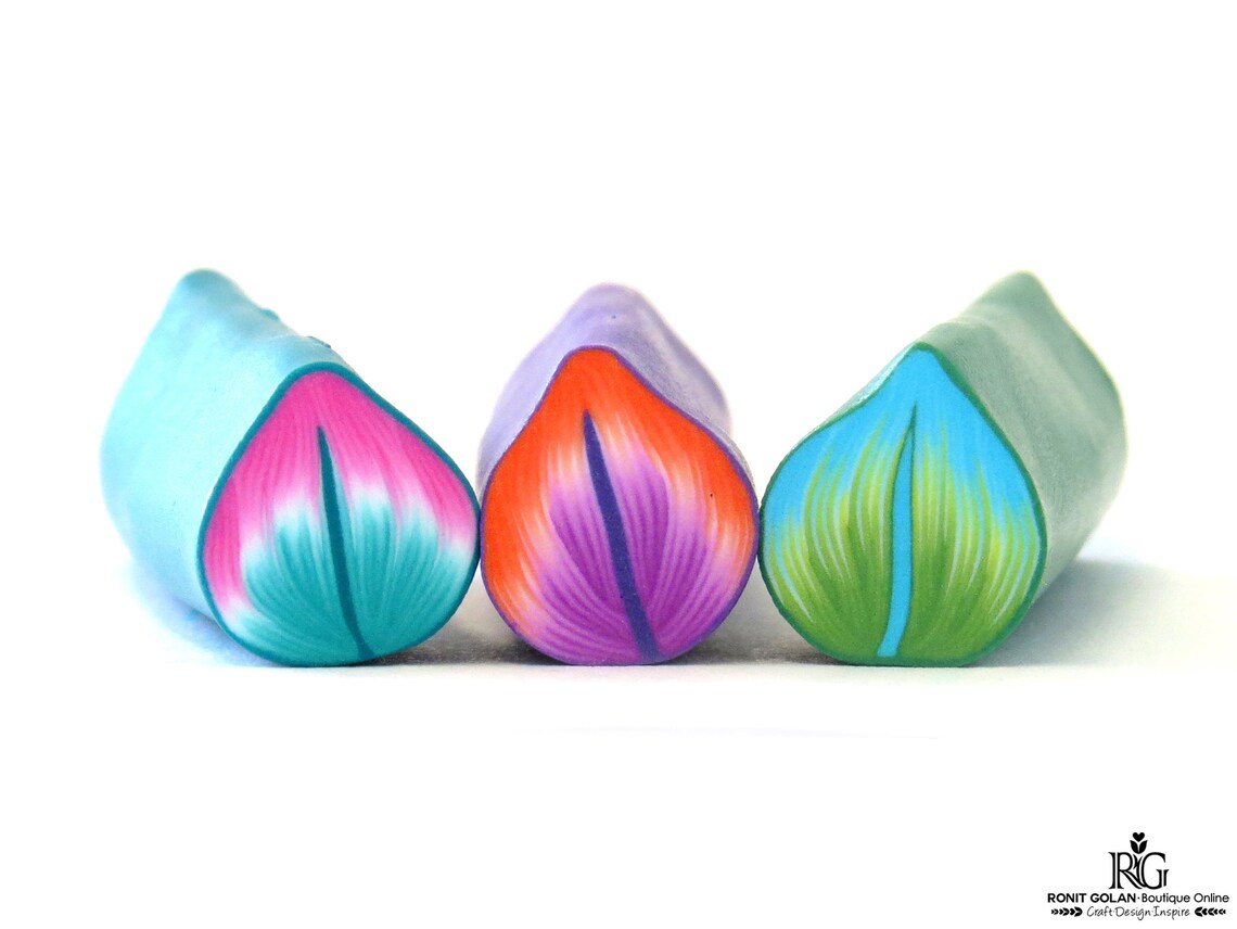 Polymer Clay Leaf Cane Tutorial Ebook Polymer Clay Cane - Etsy