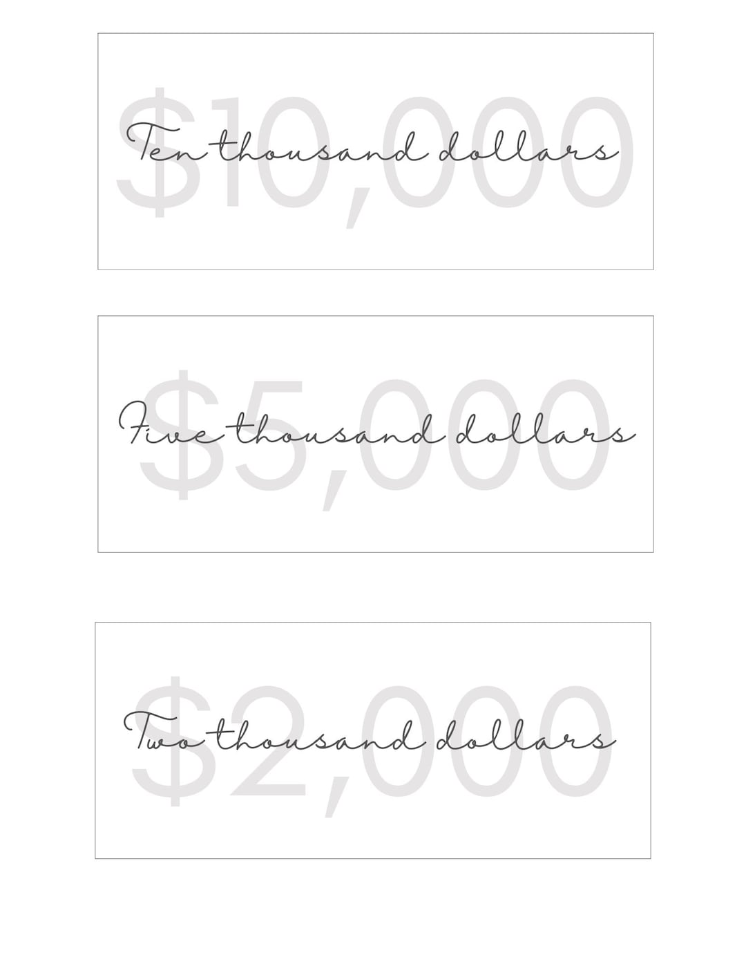Cash Stuffing Printable Placeholders: Savings Tracker (digital Download ...