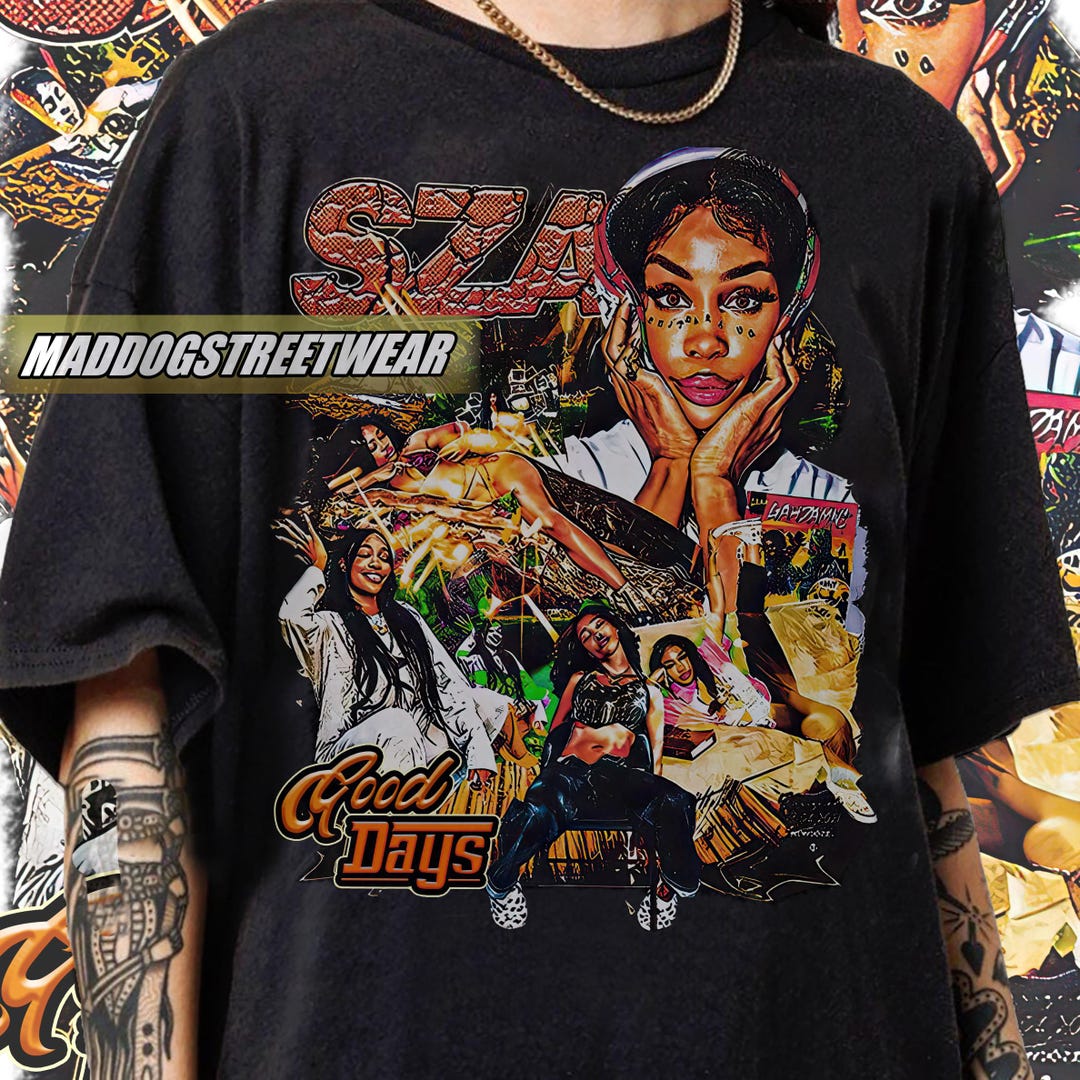 Vintage 90s Graphic Style SZA Good Days T-shirt, SZA Vintage Sweatshirt ...