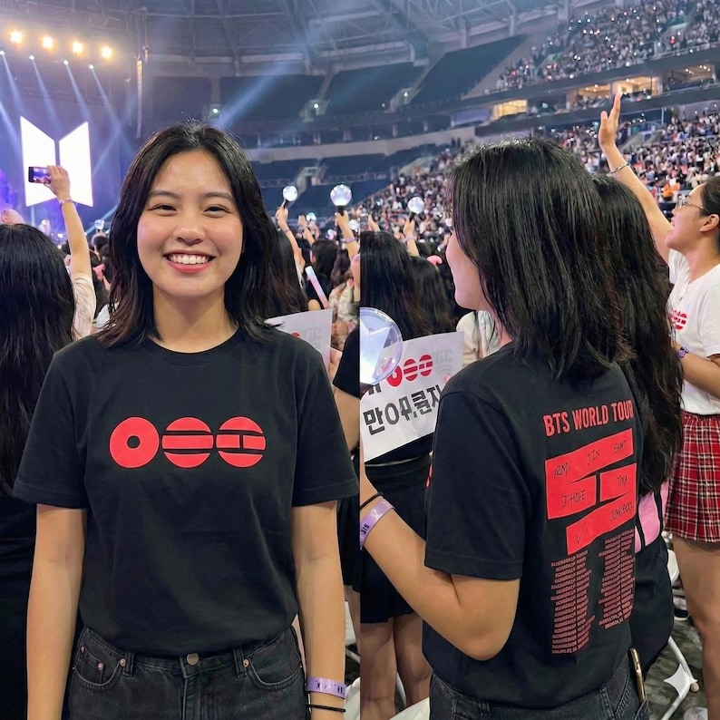 Comfort Colors® 2026 World Tour BTS| Tour Dates Back Print | Armys ...