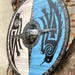 Medieval Round Viking Shield Designer Wooden Round Shield Wall Decor ...