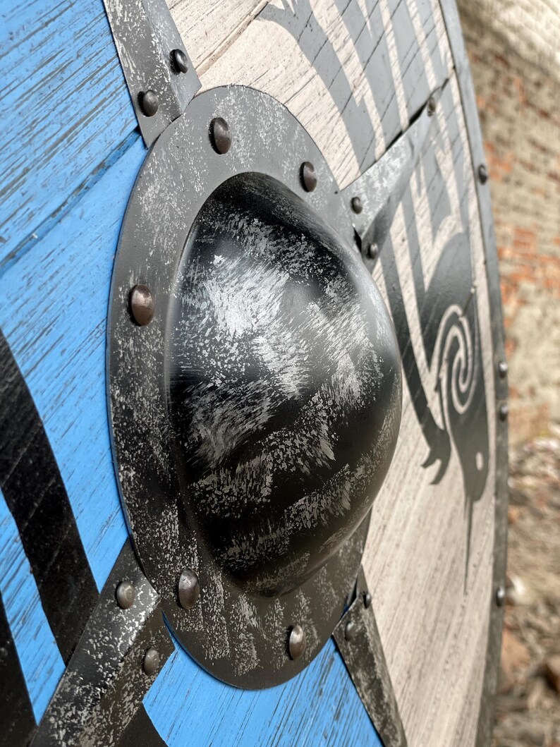 Medieval Round Viking Shield Designer Wooden Round Shield Wall Decor ...