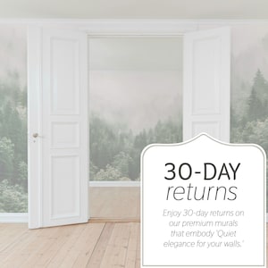 Scenic Fir Tree Wall Mural, Removable or Non-pasted Wallpaper Mural ...