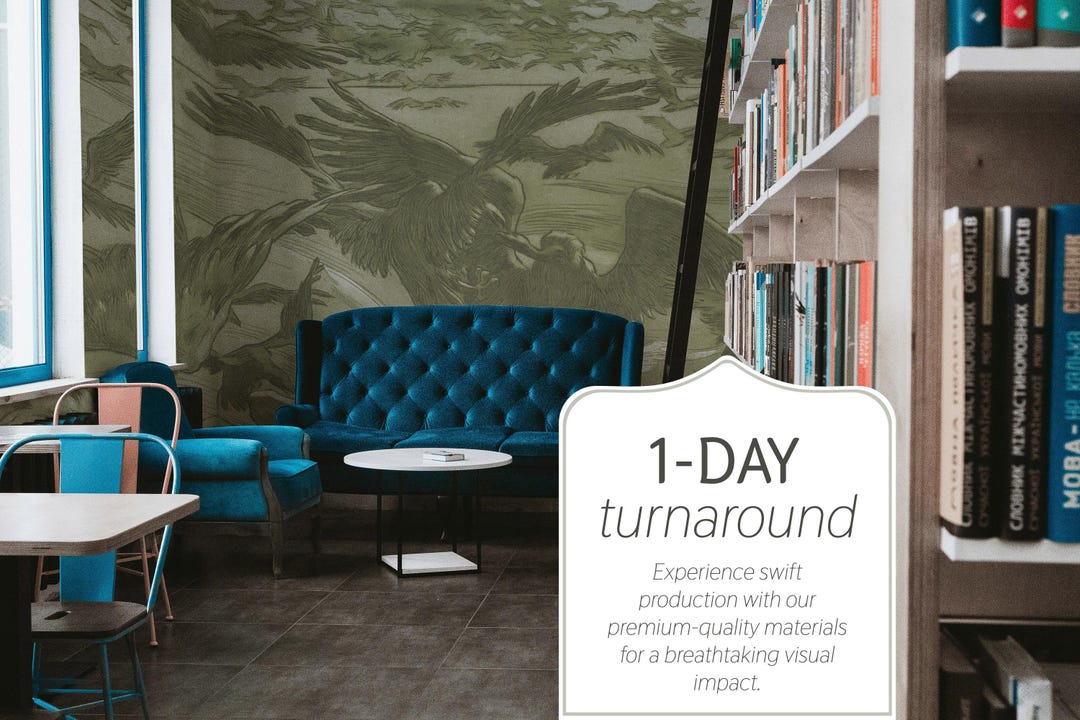 Dramatic Flight Wall Mural, Removable or Non-pasted Wallpaper Mural ...