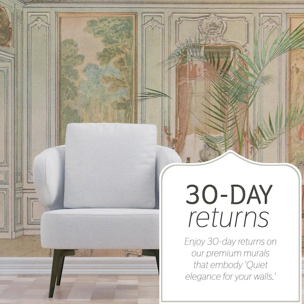Neoclassic Wallpaper - Etsy