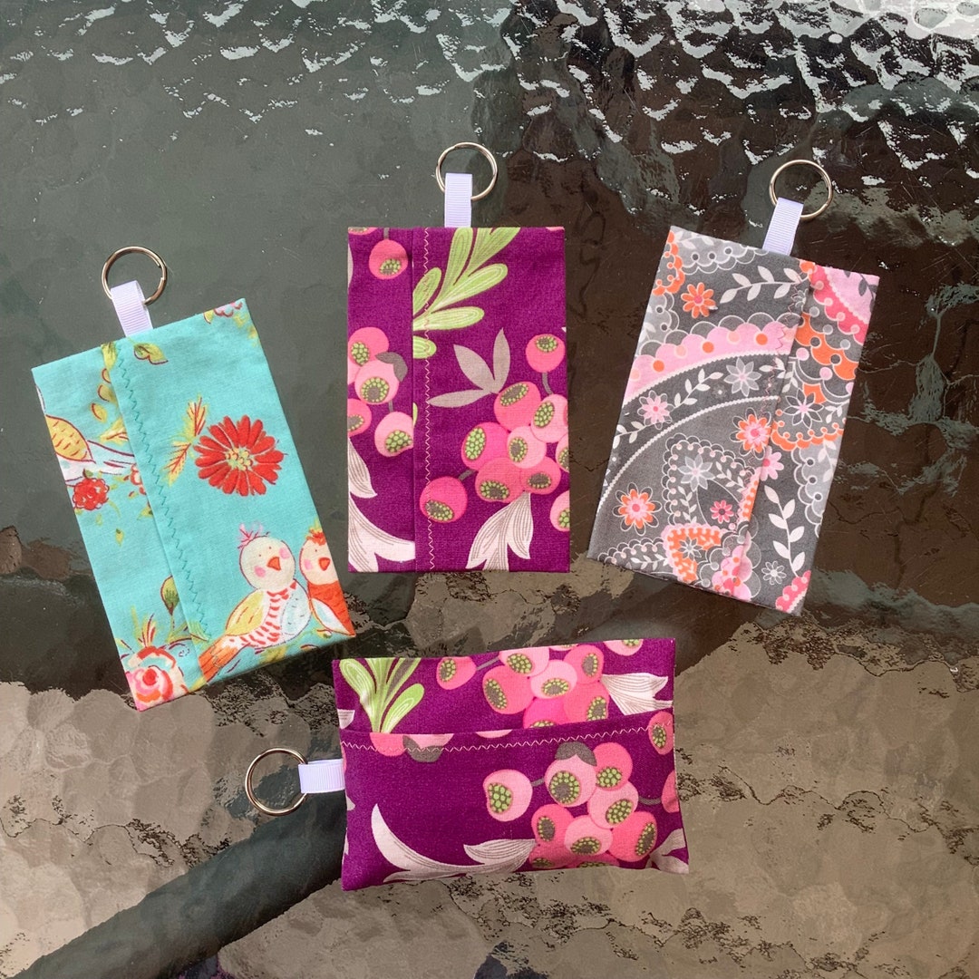 Tissue Case With Keyring, Carry Tissue, Travel Tissue Case, Pocket ...