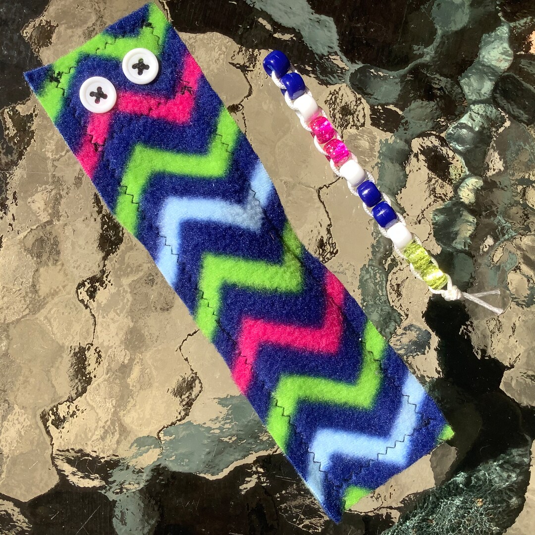 Chevron Marble Worm Fidget Toy Rolling Beads Fidgte, Set of 2 Stress ...