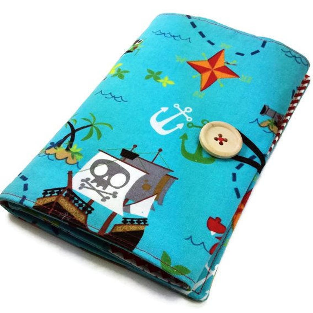 Pirate Treasure Map Crayon Wallet Boy Crayon Roll Blue - Etsy