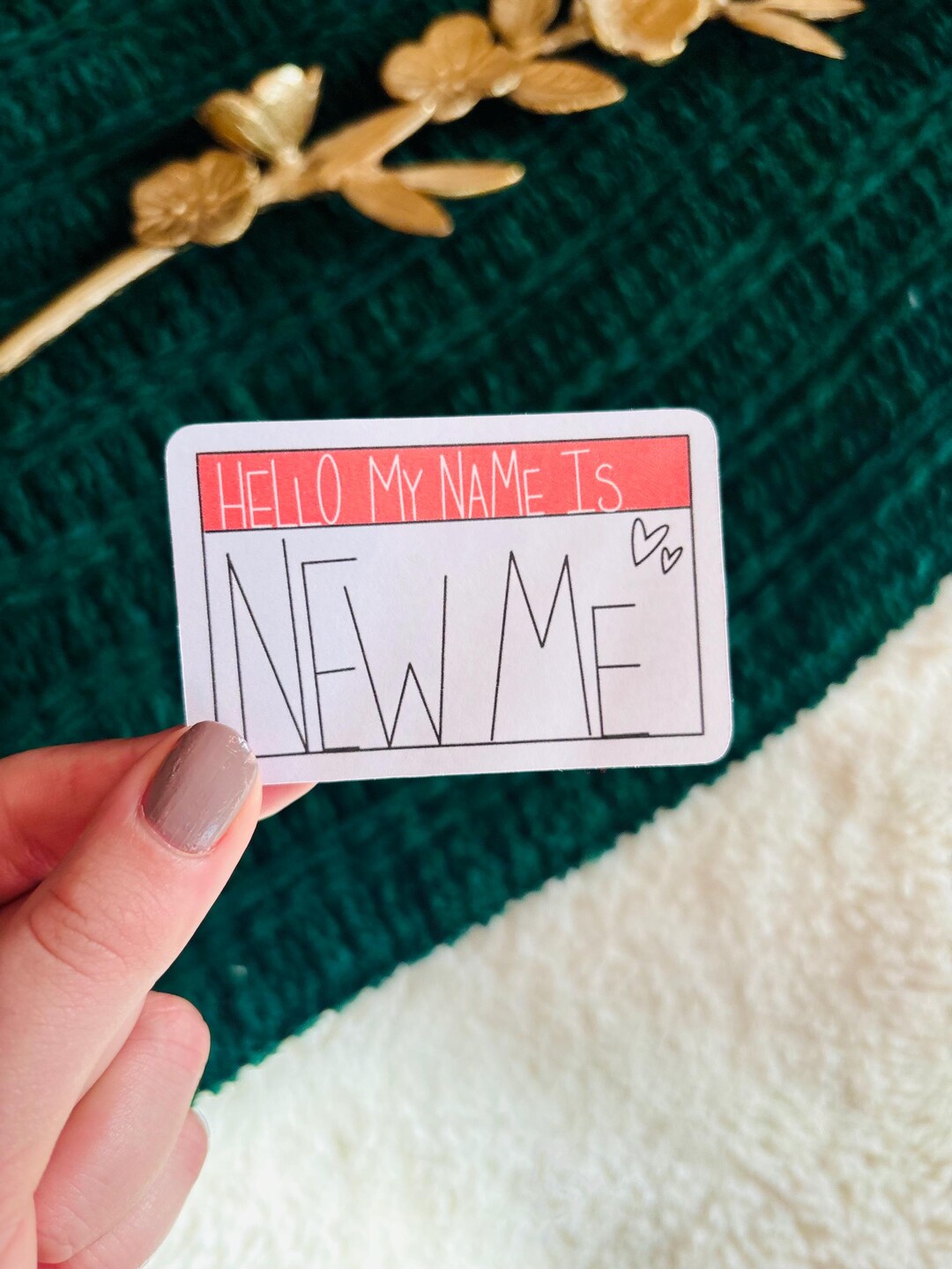 Name Tag Laptop Sticker for Teens, Positive Affirmations, Teachers ...