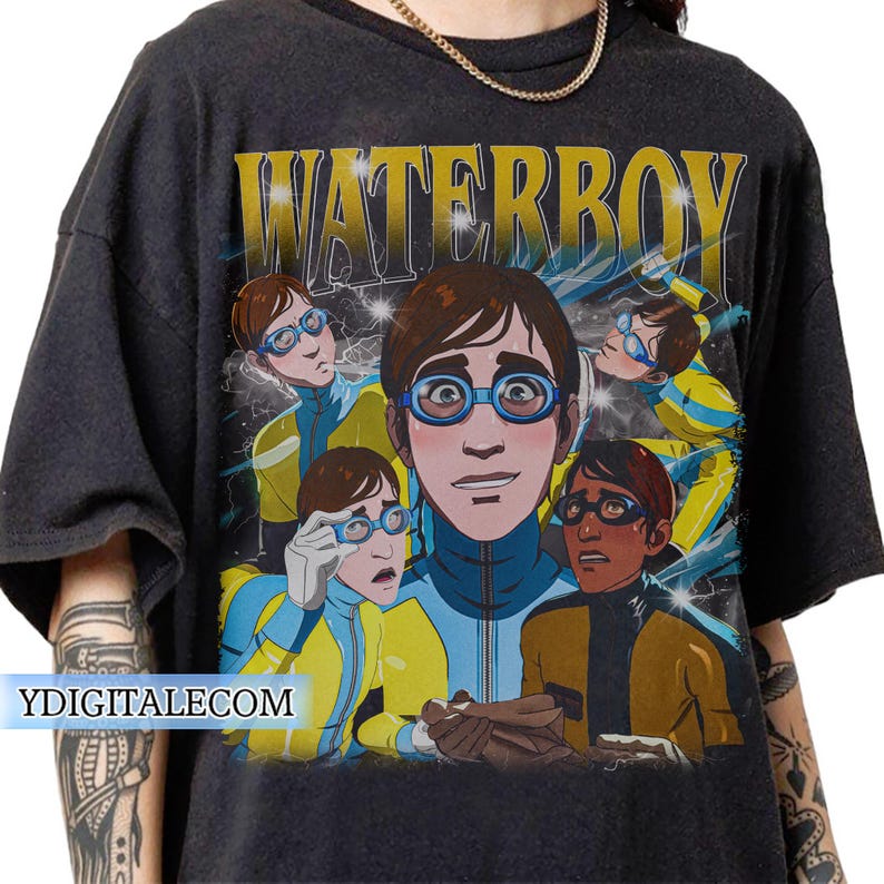 Vintage 90s Graphic Style Waterboy T-shirt, Waterboy Dispatch Game ...