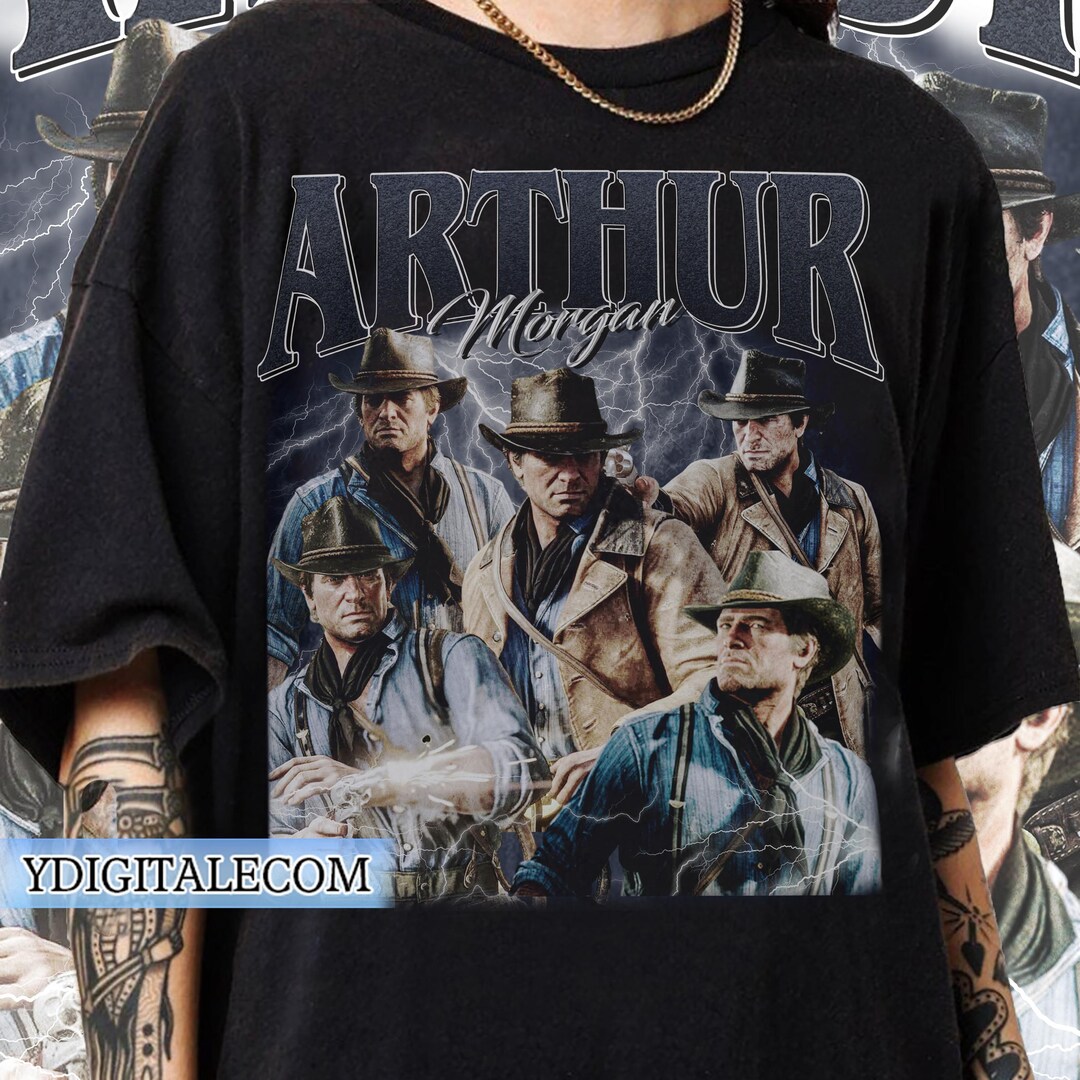 Vintage 90s Graphic Style Arthur Morgan T-shirt, Red Dead Redemption ...