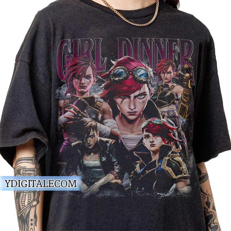 Vintage 90s Graphic Style Vi Arcane T-shirt, Retro Vi Arcane Comfort ...