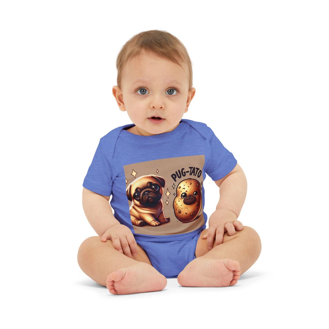 Pug-tato Baby Onesie: A Must-have for Pug Enthusiasts - Etsy
