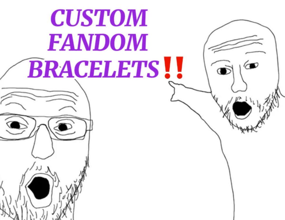 Custom Fandom Bracelets!! - Etsy