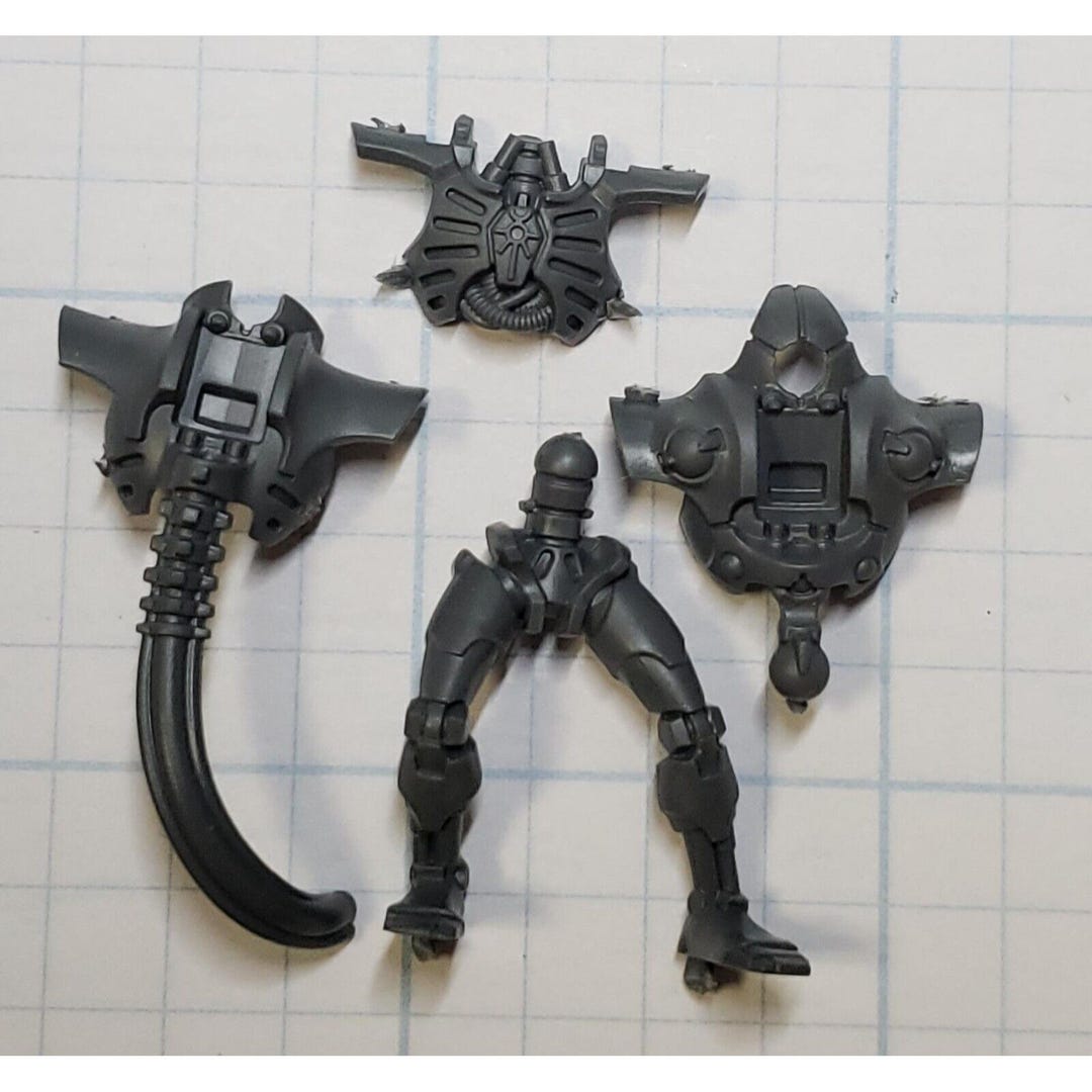 Warhammer 40k Necron Bits Immortal Deathmark Biometal Torso Legs Set ...