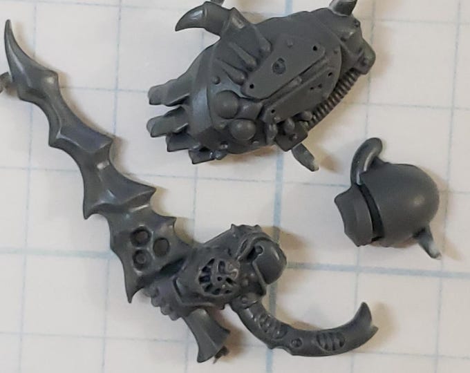 Warhammer 40k Death Guard Bits Plague Marine Champion Plague Knife ...