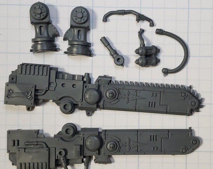 Warhammer 40k Imperial Knights Bits Questoris Reaper Chainsword Upgrade ...