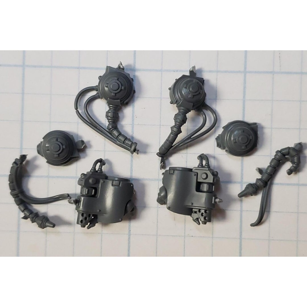 Warhammer 40k Space Marine Bits Aggressor Gravis Flamestorm Gauntlet ...