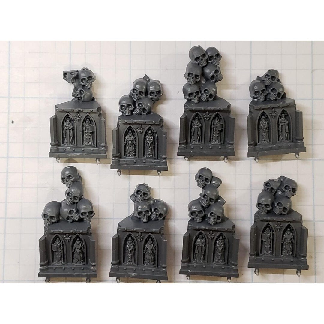 40k Kill Team Bits Killzone Blood & Zeal Volkus Shrine Altar Skull Pile ...