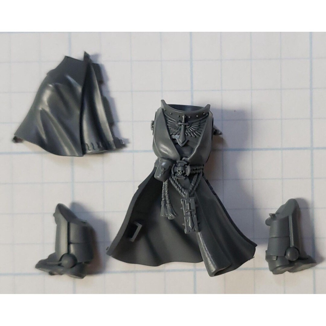 Warhammer 40k Dark Angels Bits Inner Circle Companion Robed Armor Body ...