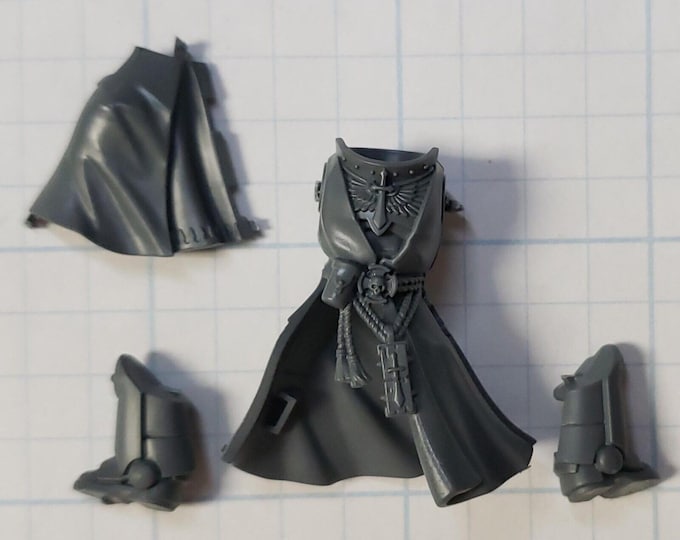 Warhammer 40k Dark Angels Bits Inner Circle Companion Robed Armor Body ...