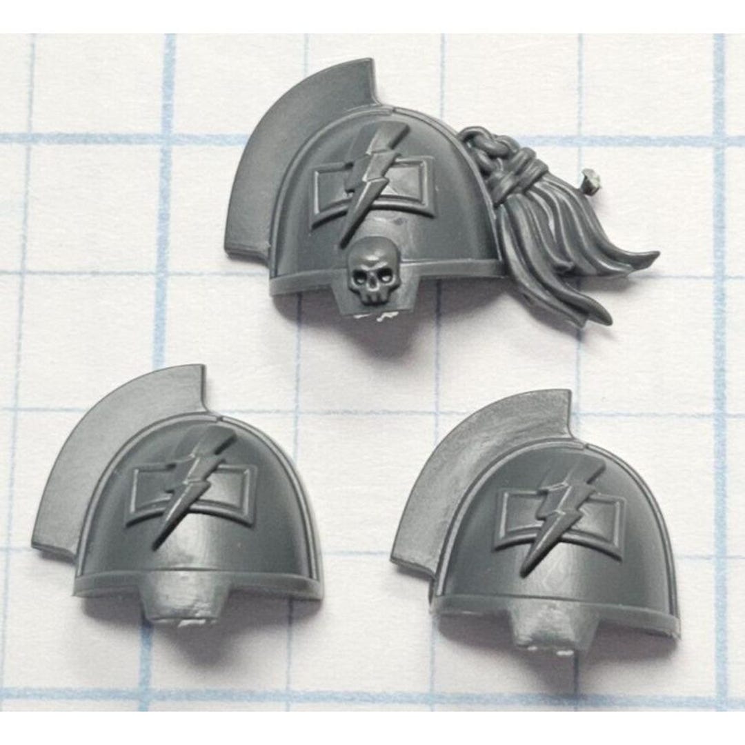40k White Scars Bits Primaris Upgrade Gravis Armor Shoulder Pad X3 - Etsy