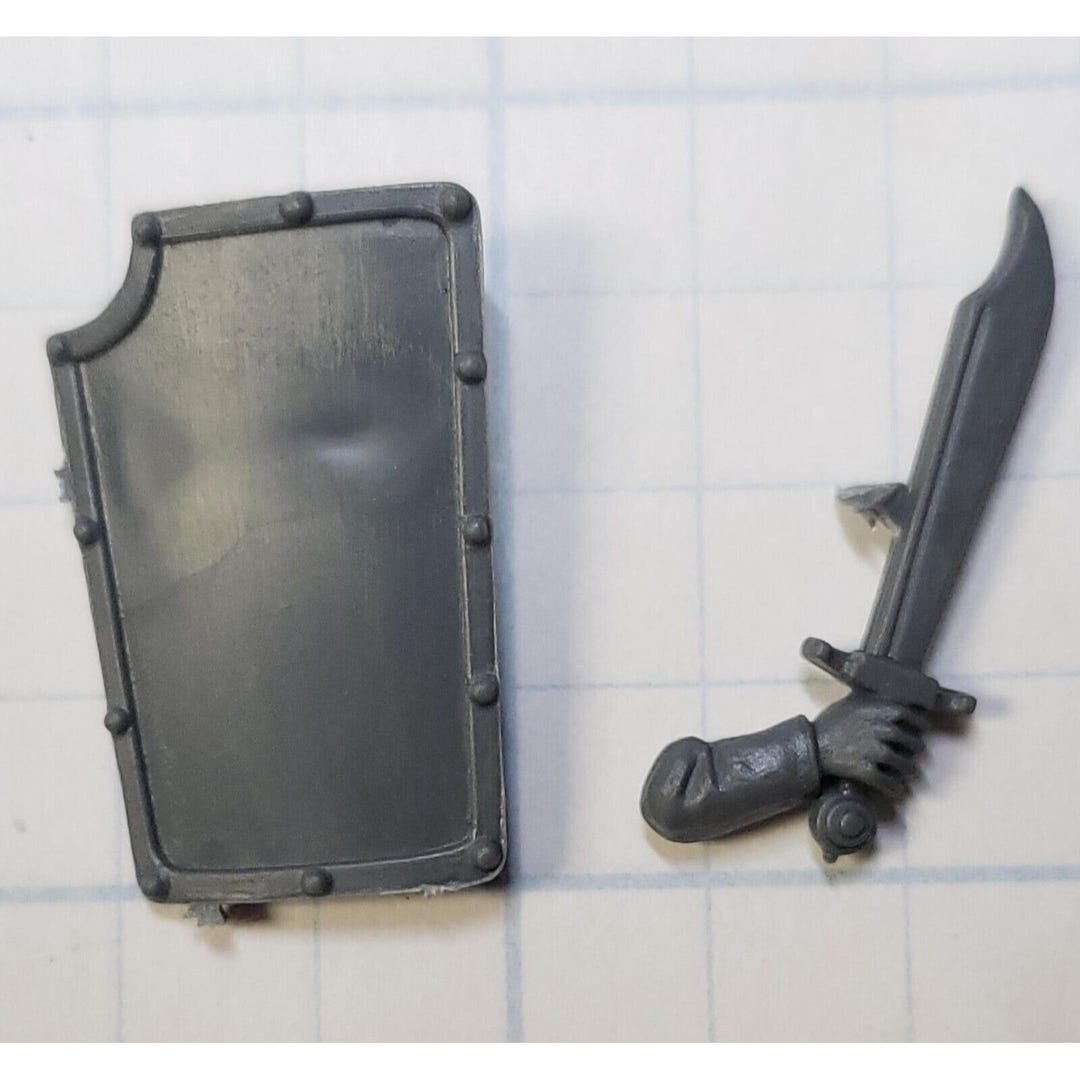 Warhammer Old World Bretonnian Bits Men at Arms & Bowman Command Sword ...