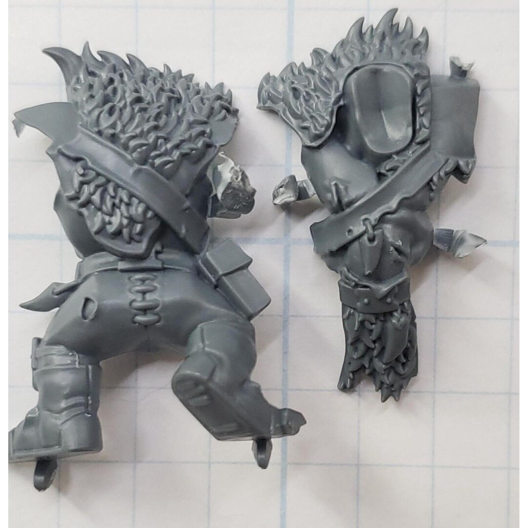 Warhammer 40k Ork Bits Beast Snagga Boyz Hides Furs Armor Torso & Legs ...