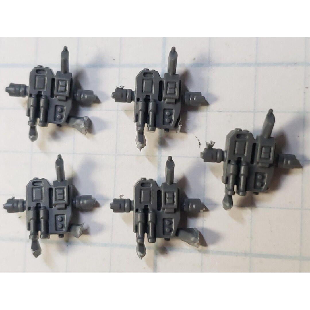 40k Tau Empire Bits Fire Warriors Breacher Team Technical Backpacks X5 ...