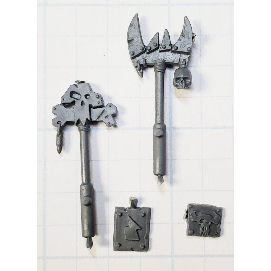 Warhammer 40k Ork Bits OOB Boyz Glyphs & Boss Poles - Etsy