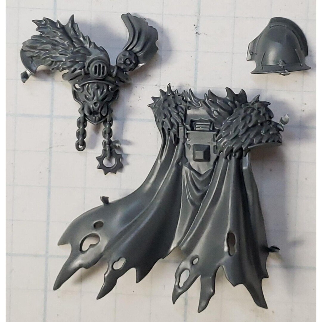 40k Chaos Space Marines Bits Long War Chaos Lord Cape Shoulder Pad ...