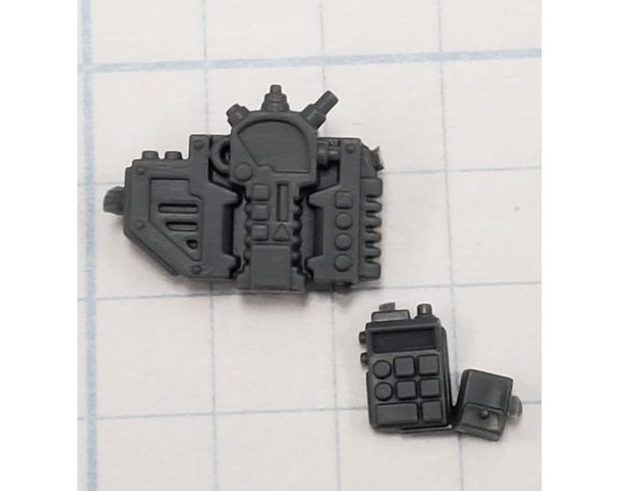 40k Dark Angels Bits Ravenwing Command Squad Stowage Auspex Datapad ...