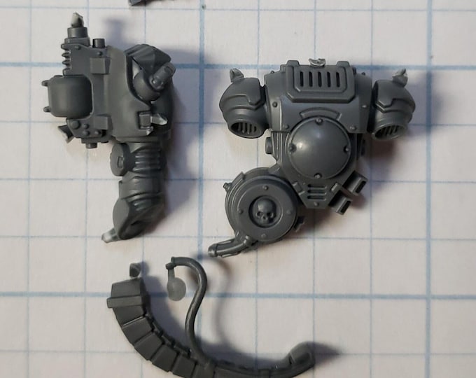 Warhammer 40k Space Marine Bits Captain in Gravis Armor Boltstorm ...