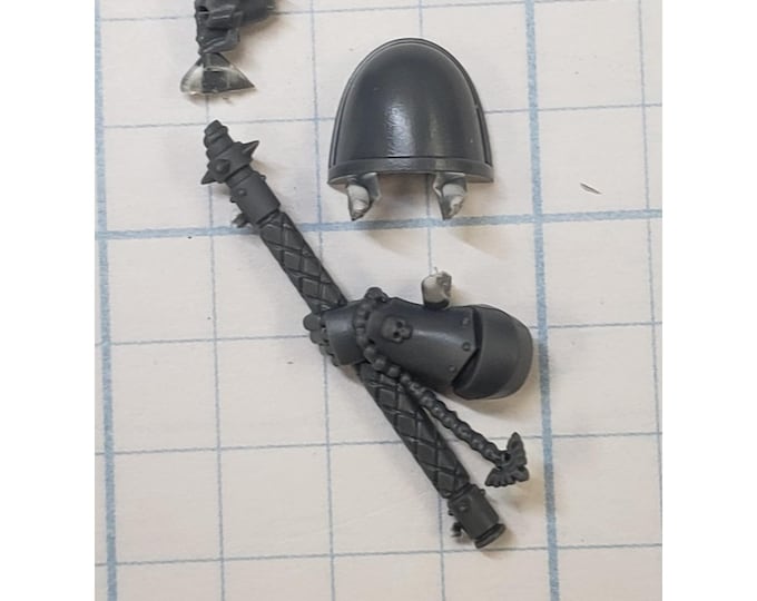 40k Space Marine Bits Primaris Chaplain Skull Crozius Arcanum W ...