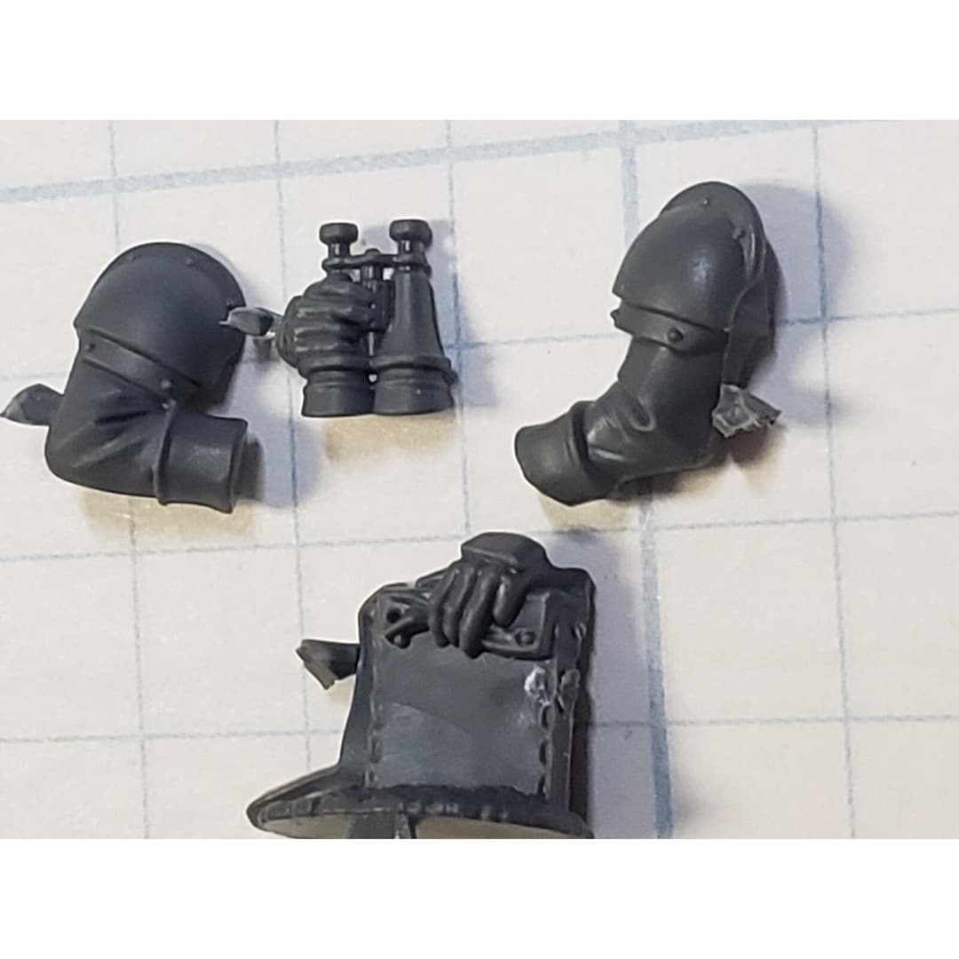 40k Astra Militarum Bits Krieg Command Squad Vox Pack & Binoculars Set ...