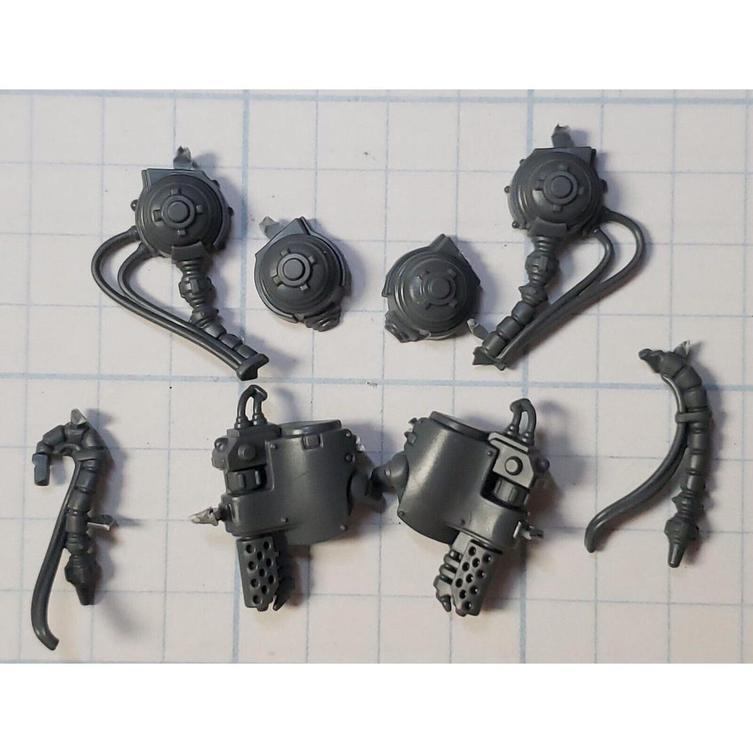 Warhammer 40k Space Marine Bits Aggressor Gravis Flamestorm Gauntlet ...