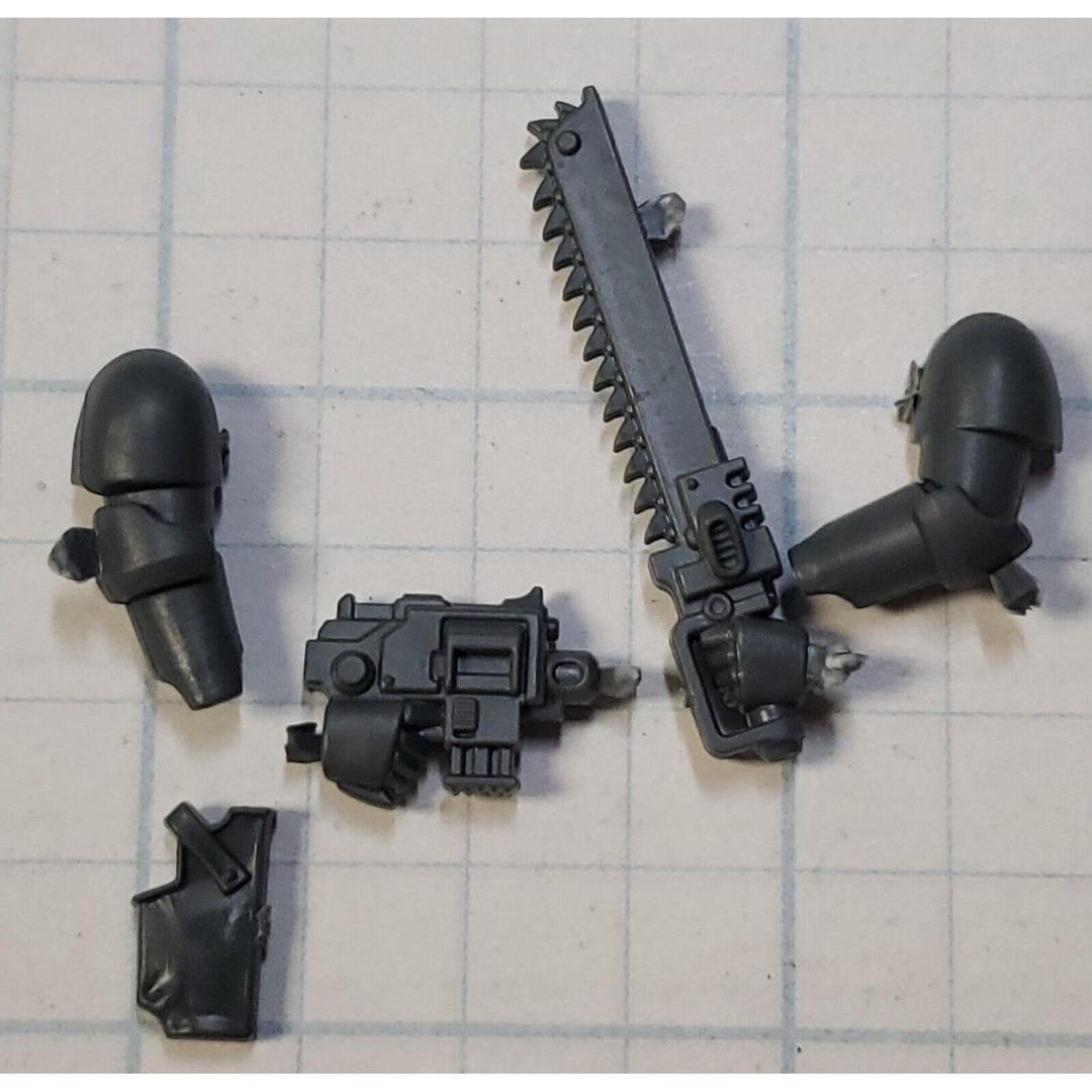 Warhammer 30k Space Marine Bits Mark IV 4 Tactical Squad Chain Sword ...