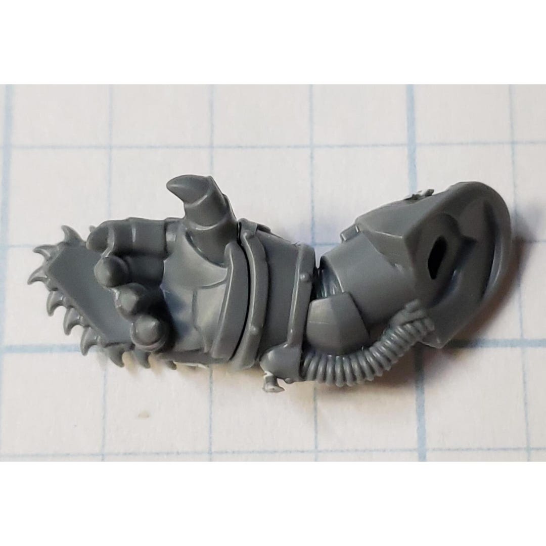 Warhammer 40k Chaos Space Marines Bits Terminator Engraved Chainfist - Etsy