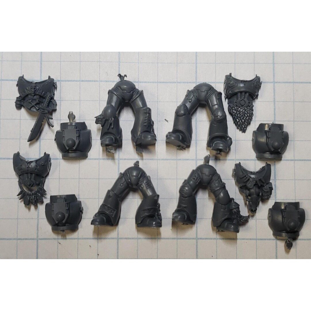 40k Space Wolves Bits Wolf Pack Grey Hunter Blood Claws Torso & Legs X4 ...