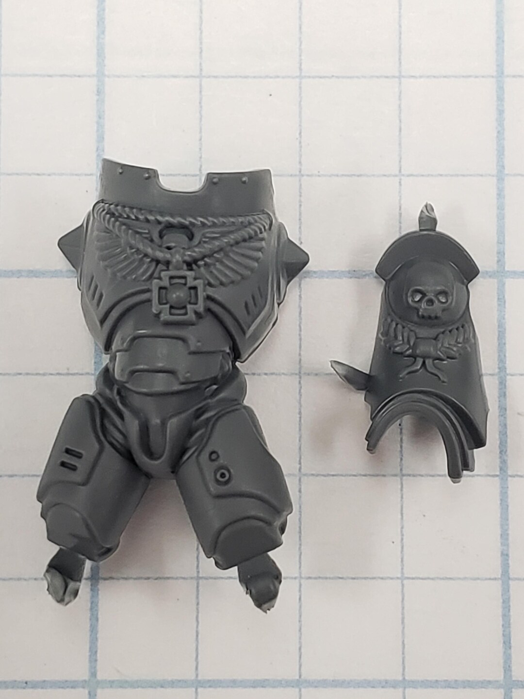 Warhammer 40k Space Marine Bits Aggressor Sergeant Gravis Torso Greave ...