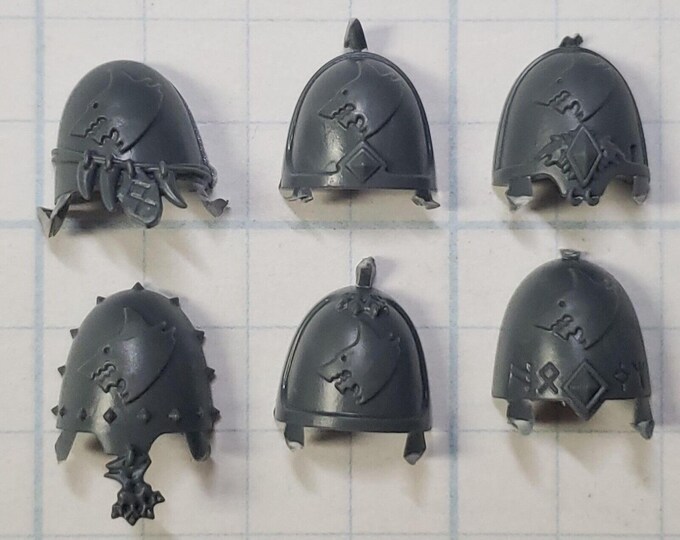 Warhammer 40k SPACE WOLVES Bits First Born Upgrade Engraved Shoulder ...